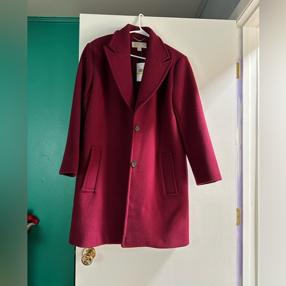 Michael Kors | Jackets & Coats | Brand New Womens Long Pea Coat Mk Fall ...